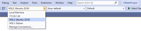 Build And Debug C With WSL Distributions And Visual Studio Windows Command Line
