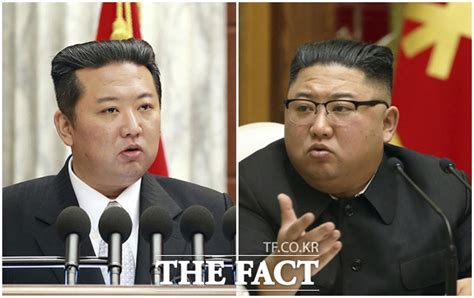 몰라볼 정도로 살 빠진 김정은 셔츠 목둘레가 헐렁 Tf사진관