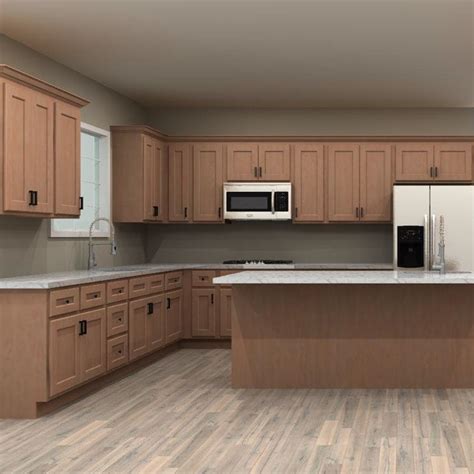Fabuwood Quest Metro Java 138 By 150 By 108 In L Shaped Kitchen With