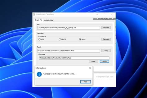 How To Verify A Checksum On Windows [md5 Or Sha256]
