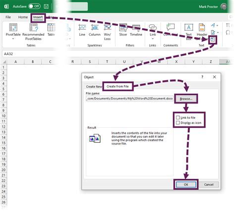 5 Easy Steps To Embed Excel In Word University Innovation Hub