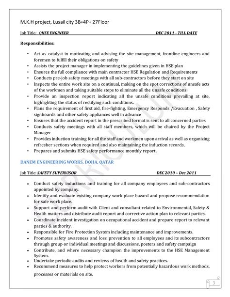 Qhse Cv Pdf