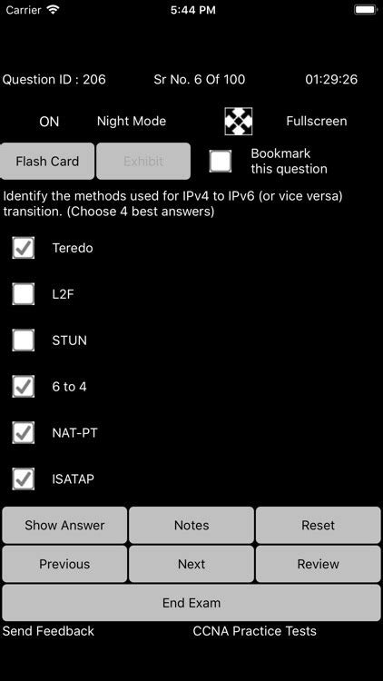 exam sim for ccna 200 125 by anand software and training pvt lyd