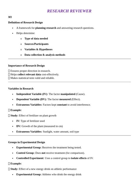 Research Reviewer Pdf Sampling Statistics Titration