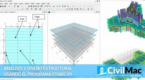 Análisis Y Diseño Estructural Usando El Programa Etabs V9 Ing Eliud