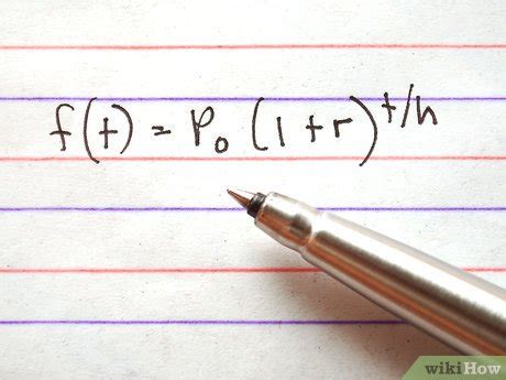 How To Write An Exponential Function Given A Rate And An Initial Value