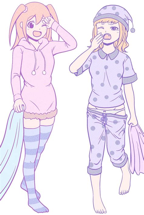 Nemo And Minami Ready To Sleep R Watamote