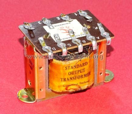 Standard Universal Output Transformer Radio Part Radiospares Ltd Radiomuseum Org