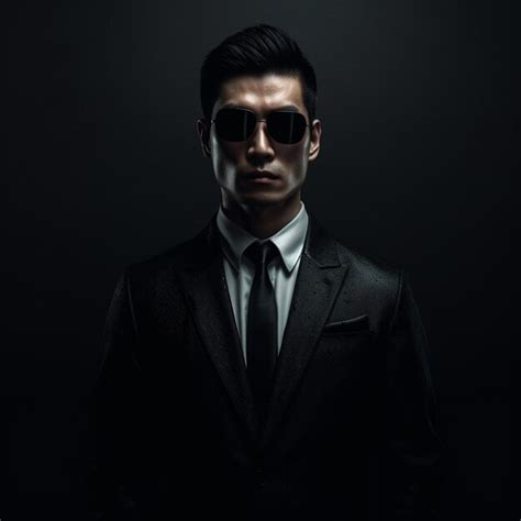 Premium Ai Image A Man Wearing A Suit And Tie That Says Hes