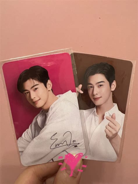 Original Cha Eun Woo Dunkin Photo Card Hobbies Toys Memorabilia
