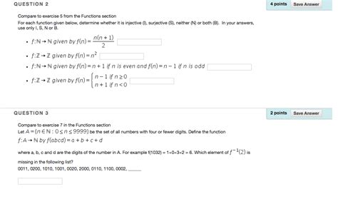 Solved QUESTION 2 4 Points Save Answer Compare To Exercise 5 Chegg Com