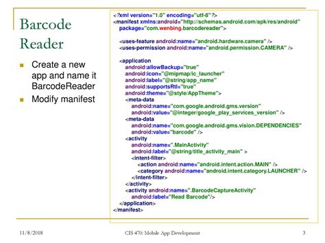 cis 470 mobile app development ppt download