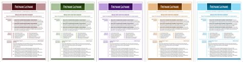 traditional structured resume template with modern touches
