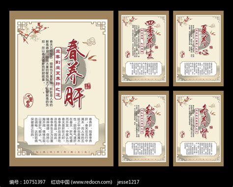 中国风中医四季养生展板图片下载红动中国