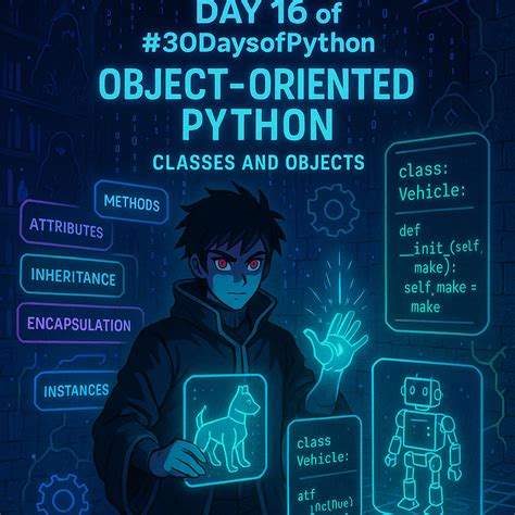 Day 16 Of 30daysofpython Object Oriented Python Classes And Objects