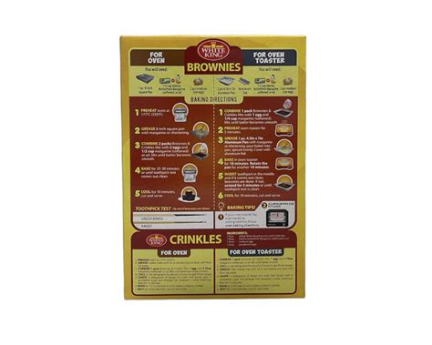 White King Fudge Brownie And Crinkles Mix Golden Fortune 長年大富公司