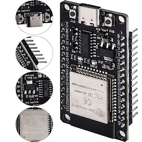 MIKROKONTROLER ESP 32S WROOM 32 WiFi Bluetooth KOMPATIBYLNY Z ARDUINO