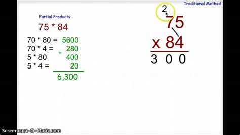 Traditional Multiplication Youtube