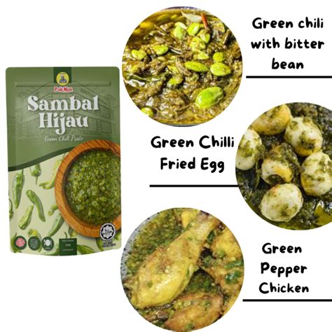 Green Sambal Paste Green Chilli Paste Arabian Organics