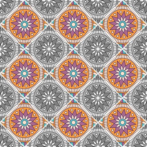 Premium Vector Decorative Geometrical Tile Pattern