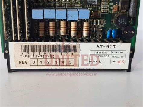 YOKOGAWA AI 917 00 CRP 5227 ANALOG INPUT MODULE United Marine Services