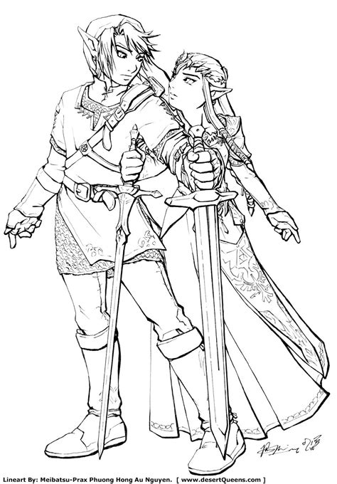 Dibujos De The Legend Of Zelda Para Colorear Para Imp