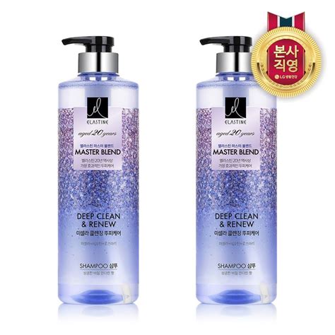 Lg 생활건강 엘라스틴 마스터블렌드 미셀라 클렌징 샴푸 770ml X 2개 홈플러스 택배배송