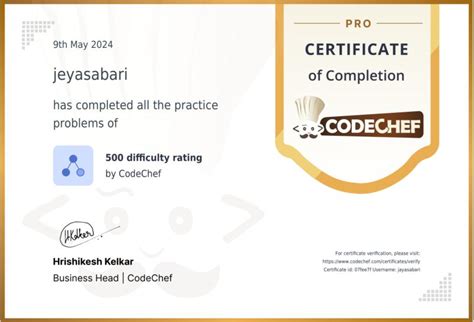 Jeyasabari S On Linkedin Codechef Programmingjourney Codingskills