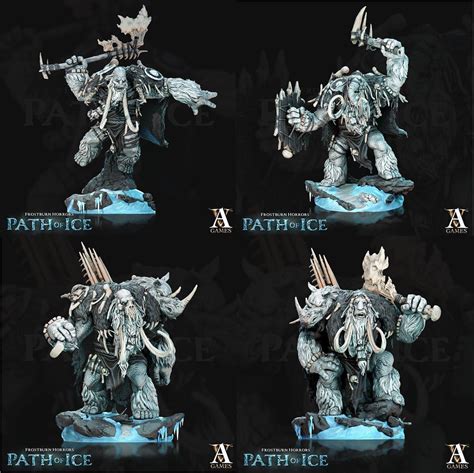 3d Printed Archvillain Games Mammuti Frostburn Horrors Path Of Ice 2