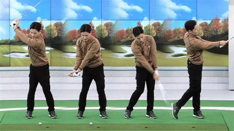 Sbs골프 아카데미 강덕균 레슨 몸 회전은 양손이 오른 골반 높이에 왔을 때 시작하기 Sbs Golf