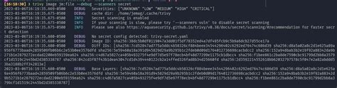 Secrets Not Detected With Trivy Image · Issue 3778 · Aquasecurity Trivy · Github