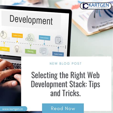 kartgen infotech llp on linkedin webdevelopment techstack