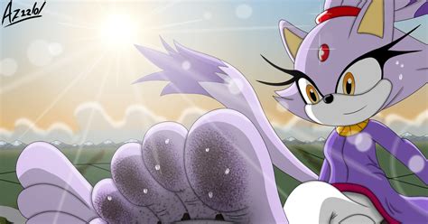 ブレイズ・ザ・キャット A Sunset With Blaze The Cats Gi Az12lolのイラスト Pixiv
