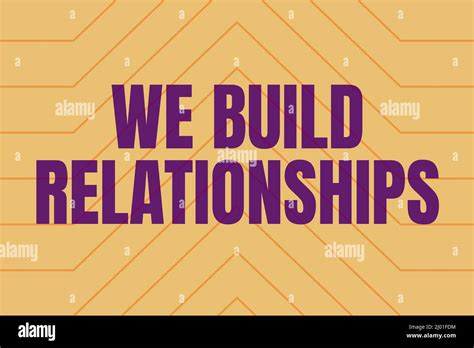 Writing Displaying Text We Build Relationships Business Overview We Build Relationships Line