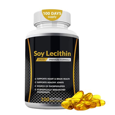 Soy Lecithin Softgels Oem Private Label