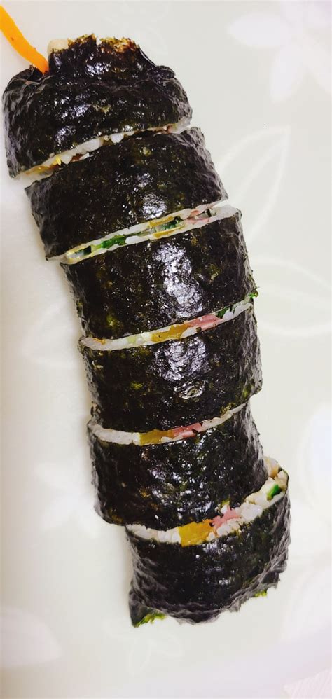 경상도 특색 분식 고소한 김밥튀김 만들기