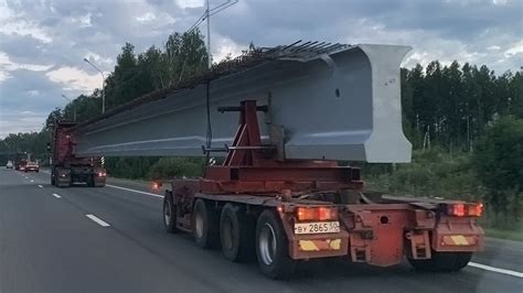 Перевозка мостовых балок в Санкт Петербурге и по всей России Fram