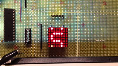 8x8 Led矩陣動畫（紅色小led Youtube