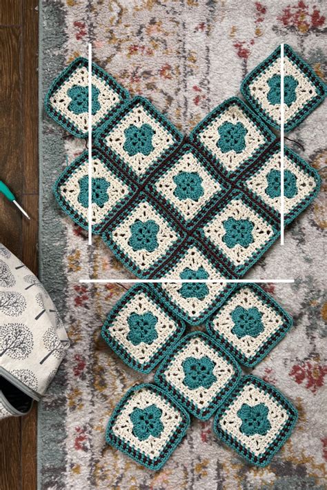 FREE Crochet Granny Square Tote Bag Pattern YouTube Tutorial Life Yarn