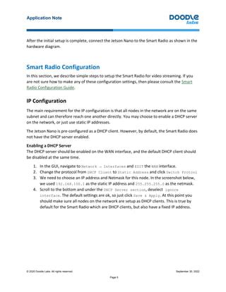 Low Latency CC And Video Streaming With The NVidia Jetson Nano V0922 Pdf