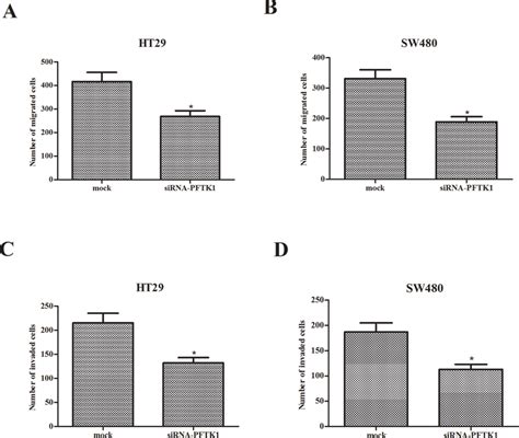 Knockdown Of Pftk1 Inhibits Colon Cancer Cell Migration And Invasion