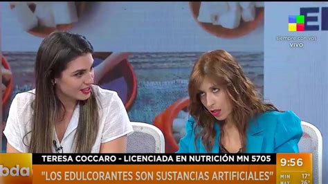Tensión al aire una nutricionista se desmayó en el noticiera de