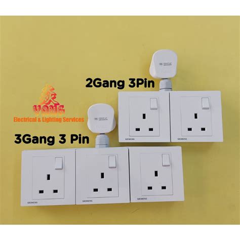 Heavy Duty 3 Gang T Adaptor Extension Wall Socket And Adaport Sirim Approved Shopee Malaysia
