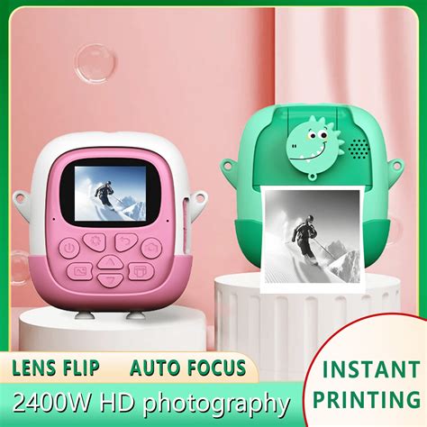 Digital Camera Toys Instant Print Thermal Print Camera Instant Print Photo Video With G Memory