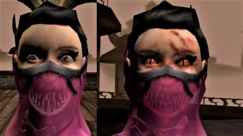 In Mk Deception Mileenas Eyes Turn From Edenian To Tarkatan When She