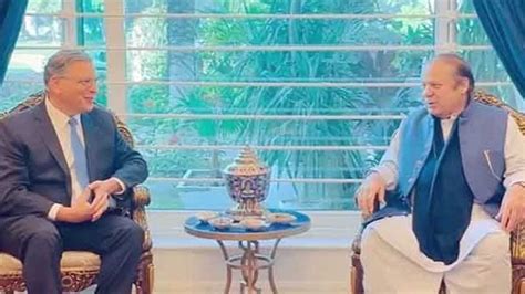 امریکی سفیر ڈونلڈ بلوم کی نواز شریف اور مریم نواز سے ملاقات