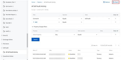 Export A Report Or Investigation Results Netwrix Product Documentation
