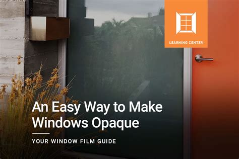 An Easy Way To Make Windows Opaque Climatepro
