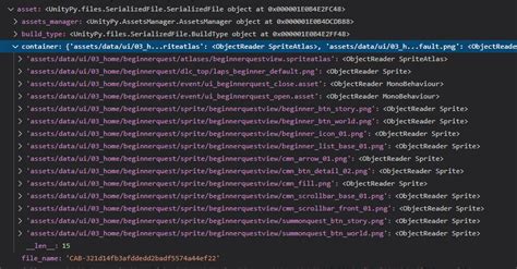 bundle folder structure · issue 3 · k0lb3 unitypy · github