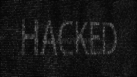 Abstract Digital Background Binary Code Hacked Green Color 3d